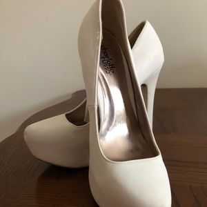 Charlotte Russe Shoes | Beige Strappy Heels | Poshmark